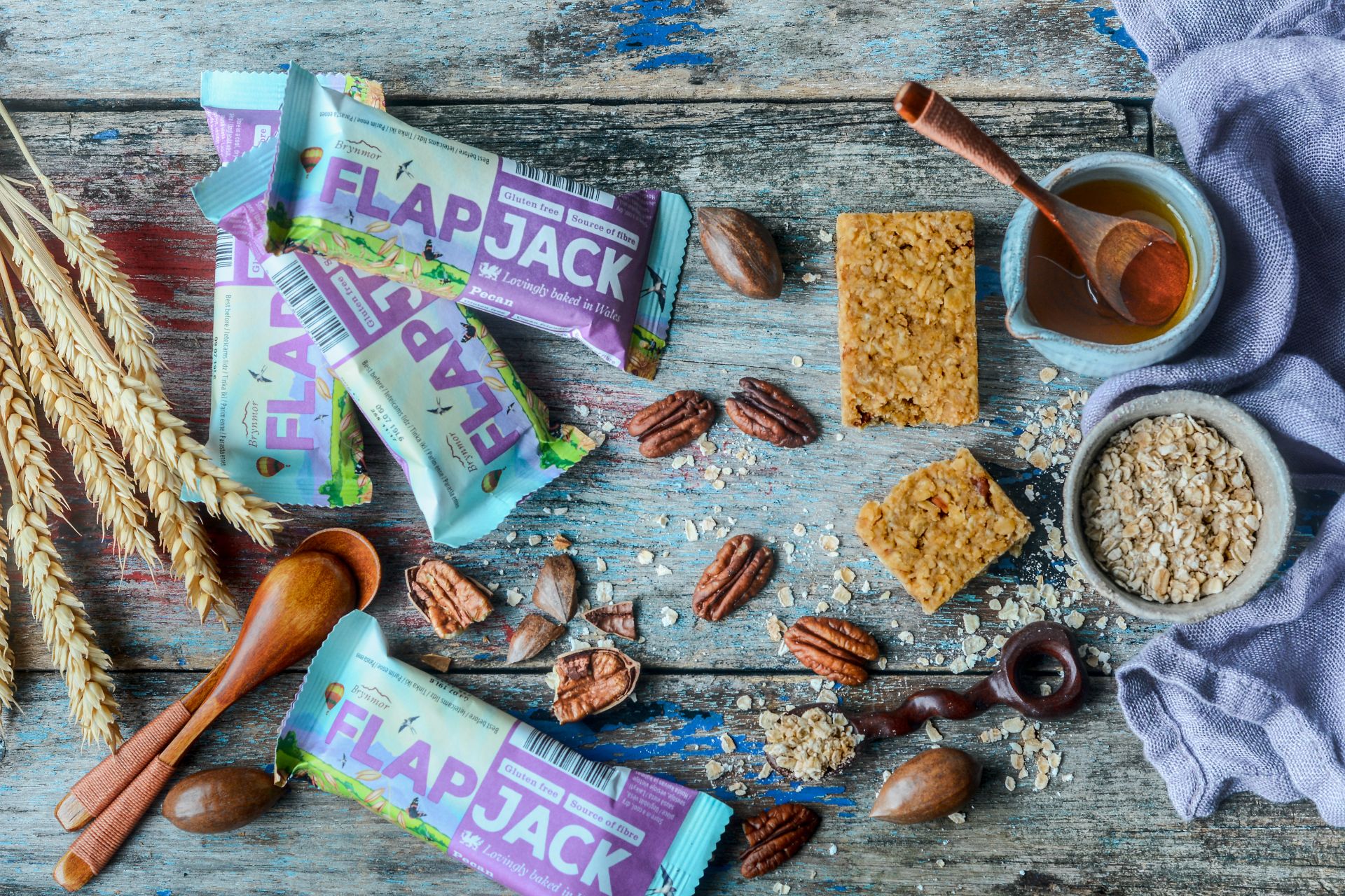 Healthy Pecan Flapjacks (Gluten Free) | Brynmor
